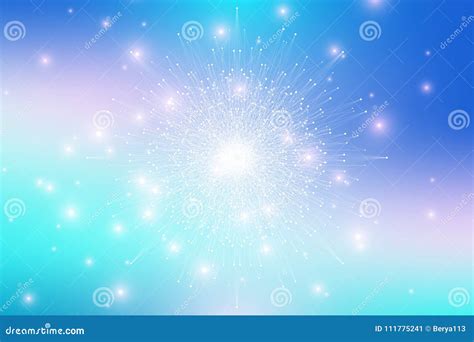 Fractal Element With Compounds Lines And Dots Big Data Complex Graphic Abstract Background