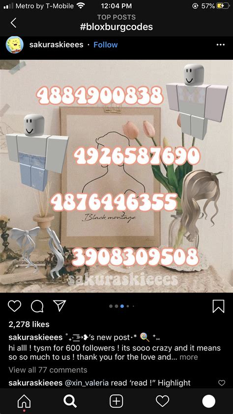 Pin By Francisco Canela On Codes Bloxburg Roblox Codes Bloxburg Decal Codes Roblox