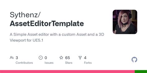 Github Sythenzasseteditortemplate A Simple Asset Editor With A