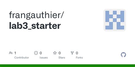github frangauthier lab3 starter
