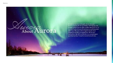 Ppt 발표자료 빠르게 만드는 방법은 오로라 Aurora Ppt 프레젠테이션 템플릿으로 10분 완성 예스폼 Ppt