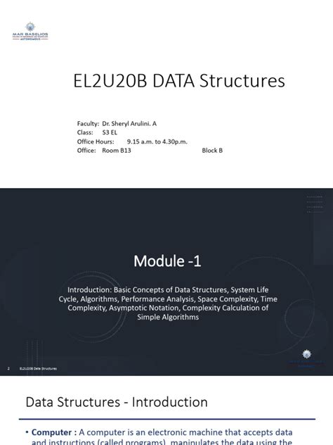 Ds Mod 1 Pdf Time Complexity Computational Complexity Theory
