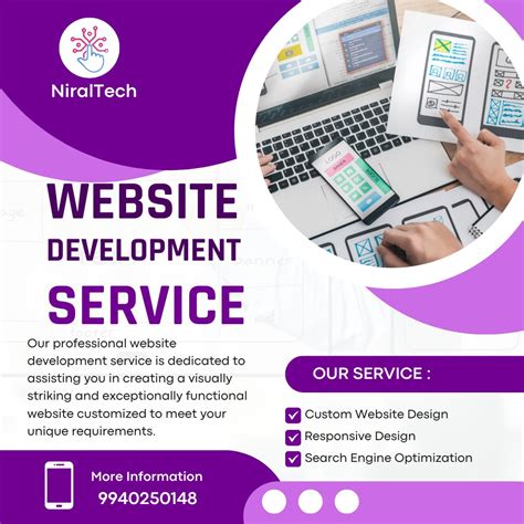 Niraltech On Linkedin 🤩our Professional Website Development Service 👩🏻