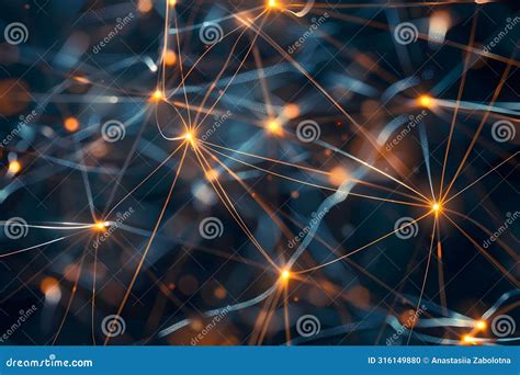 interconnected nodes visual representation of global network