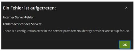 Problem Sso Login Dont Work Because No Identity Provider Are Set Up