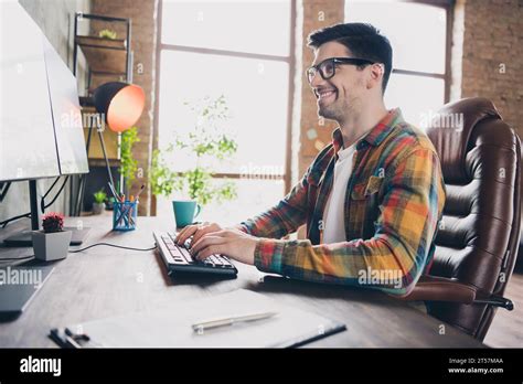 Profile Photo Of Successful Intelligent Front End Developer Sit Chair
