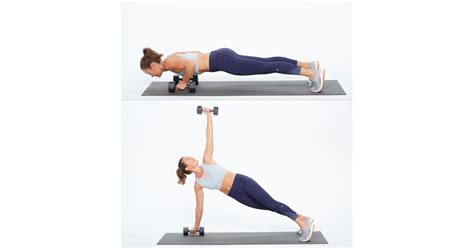 Push Up Rotation With Dumbbell Halle Berry Push Up Variations