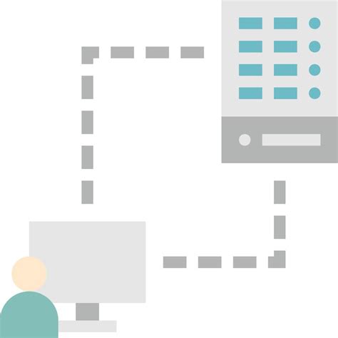 Server Client Connection Software Development Flat Icon 14236686