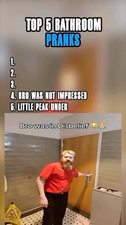 Top 5 Bathroom Pranks Funny Memes Prank Reels Youtube
