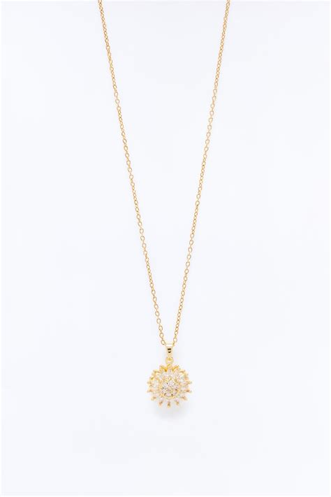 Sunshine Flower Necklace Gold Fashion Nova