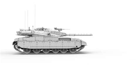 Border Models Bt 037 Merkava Mk 2d W Full Interior
