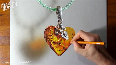 نقاشی بسیار واقعی از قلب به مناسبت روز ولنتاین