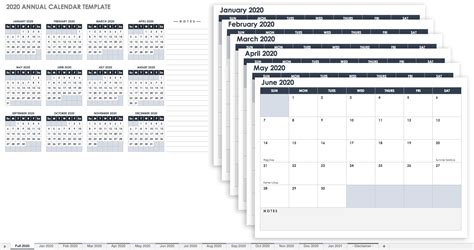 Year At A Glance Calendar Template Excel Riset