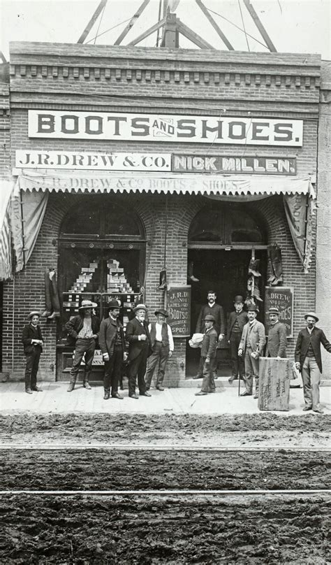 J R Drew And Co Footwear Sales Business Helena Montana Montana History Portal