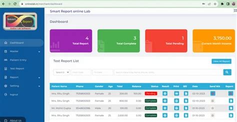 Online Lab Smart Reporting Software Free Demo Available At Rs 12500 In Mirzapur