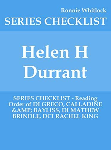 Helen H Durrant Series Checklist Reading Order Of Di Greco