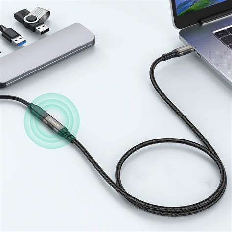 Simplecom CAU USB C Male To Female Extension Cable USB Gen PD W Gbps M