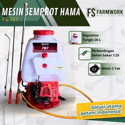 Mesin Semprot Hama Power Sprayer Fs Tak Liter Knapsack Power Sprayer Fs Lazada