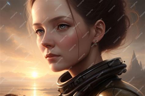 Premium Ai Image Beautiful Martian Commander Commander Of Alien Wars