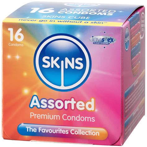 Skins Assorted Condoms 16 Pack Buy Here