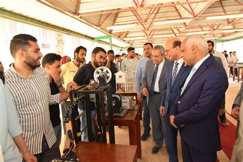The President Of Assiut University Conducts An Inspection Tour Of The