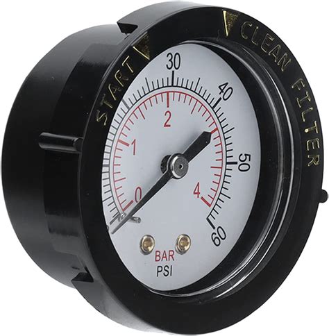 TOPINCN Pool Pressure Gauge Sand Cylinder Pressure Gauge Long Service