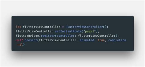 Swift与Flutter 记录