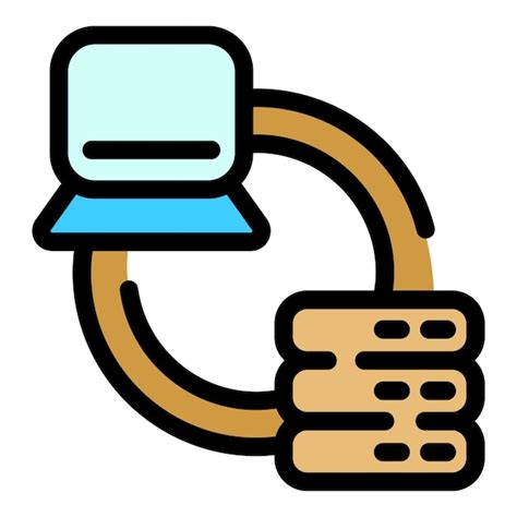 Premium Vector Content Data Server Icon Outline Content Data Server Vector Icon For Web Design