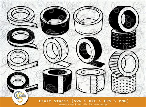 Packing Tape Svg Tape Silhouette Paper Packing Tape Svg Packing Tape