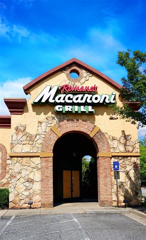Outdoors Building Shot Of Romano`s Macaroni Grill Restaurant In Georgia