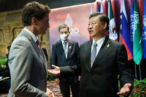 Rencontre Tendue Entre Justin Trudeau Et Xi Jinping Au G20 à Bali