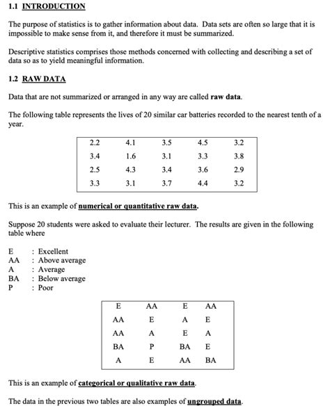 Descriptive Statistics Explained NoteXchange
