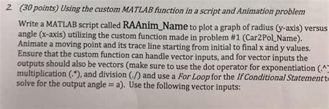 Solved I Problem Solving And Programming Using Matlab