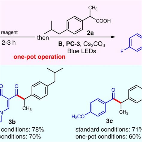 Development Of One Pot Operation A One Pot Procedure For Coupling Of
