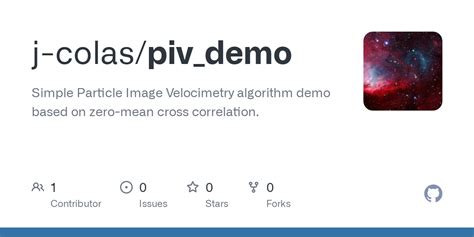 GitHub J Colas Piv Demo Simple Particle Image Velocimetry Algorithm Demo Based On Zero Mean