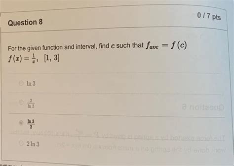 For The Given Function And Interval Find C Such That