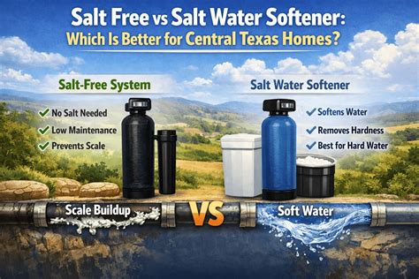 Salt Free Vs Salt Water Softener Which Is Better For Central Texas