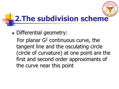 Ppt A G 2 And Shape Preserving Subdivision Scheme For Curve