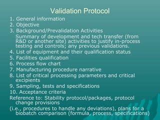 P Rocess Validation PPT
