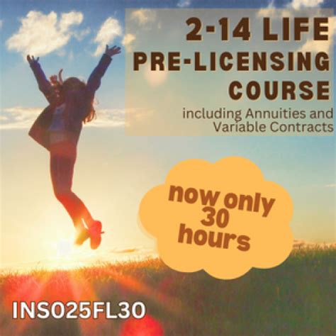 30 Hr 2 14 Life And Variable Annuity Only Licensing Course