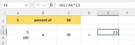 Excel Percentages