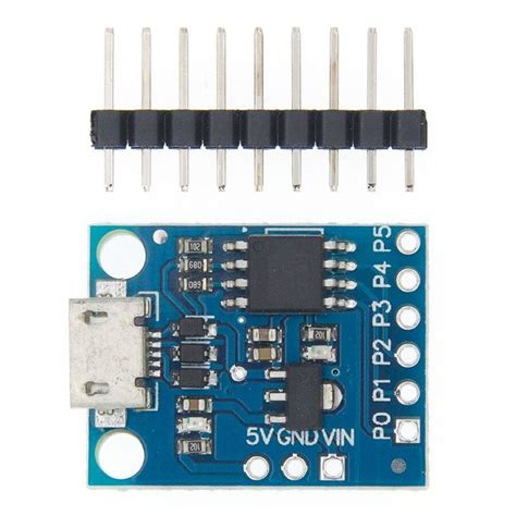 Blue Black Tiny85 Digispark Kickstarter Micro Development Board