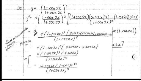 Chain Rule Differentiation Simplifying Trigonometric Expressions • Physics Forums