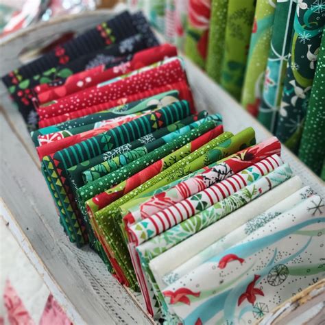 Winterly 28 Piece Fat Quarter Bundle Robin Pickens Out Of Hand