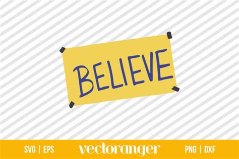 Believe Ted Lasso Svg Cut File Vectoranger