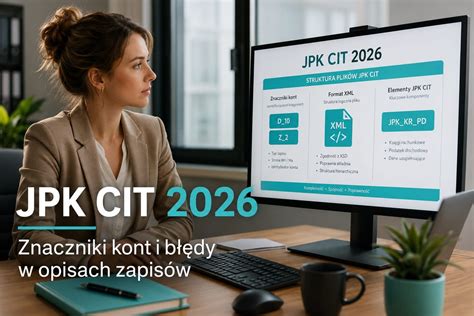 Jpk Cit 2026 Znaczniki Kont I Błędy W Opisach