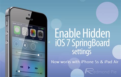Enable IOS Hidden Settings On IPhone S And IPad Air The Easy Way Redmond Pie
