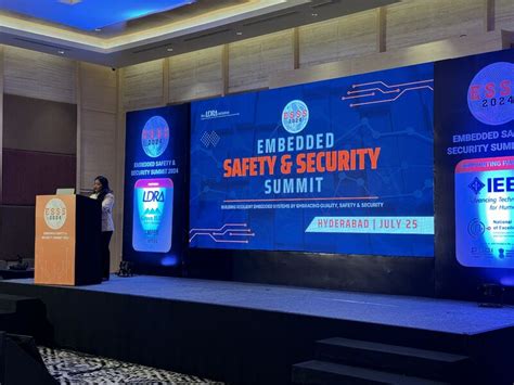 Embedded Safety And Security On Linkedin Esss24 Embeddedsystems Hyderabadevent