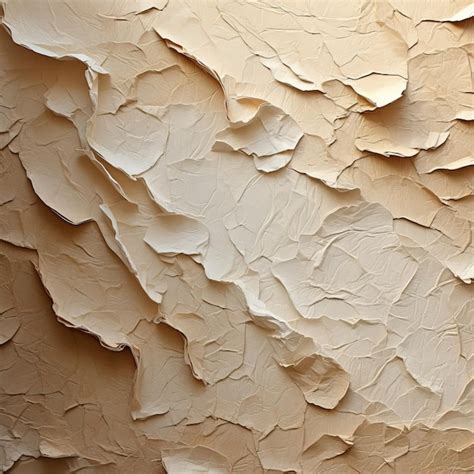 Premium Ai Image Torn Craft Paper Texture
