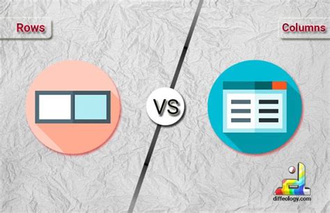 Difference Between Rows And Columns Diffeology